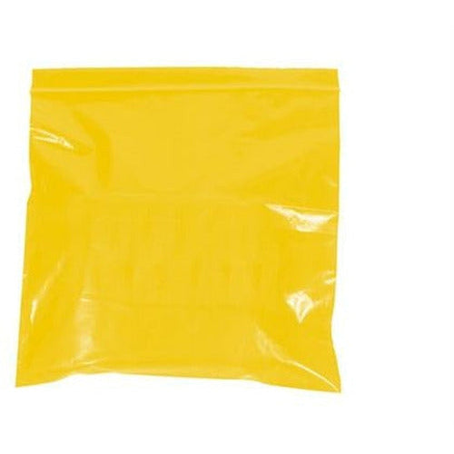 4" x 6" - 2 mil Yellow Reclosable Colored Poly Bags