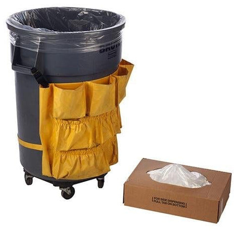 HDPE Trash Garbage Bags & Can Liners 30 x 37 x 13 MIC 500/CTN